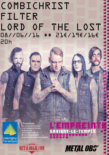 COMBICHRIST concert à L'Empreinte - Rock Metal Mag